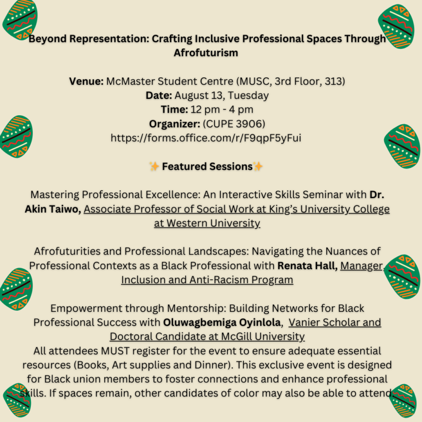 CUPE 3906 | McMaster works because we do!