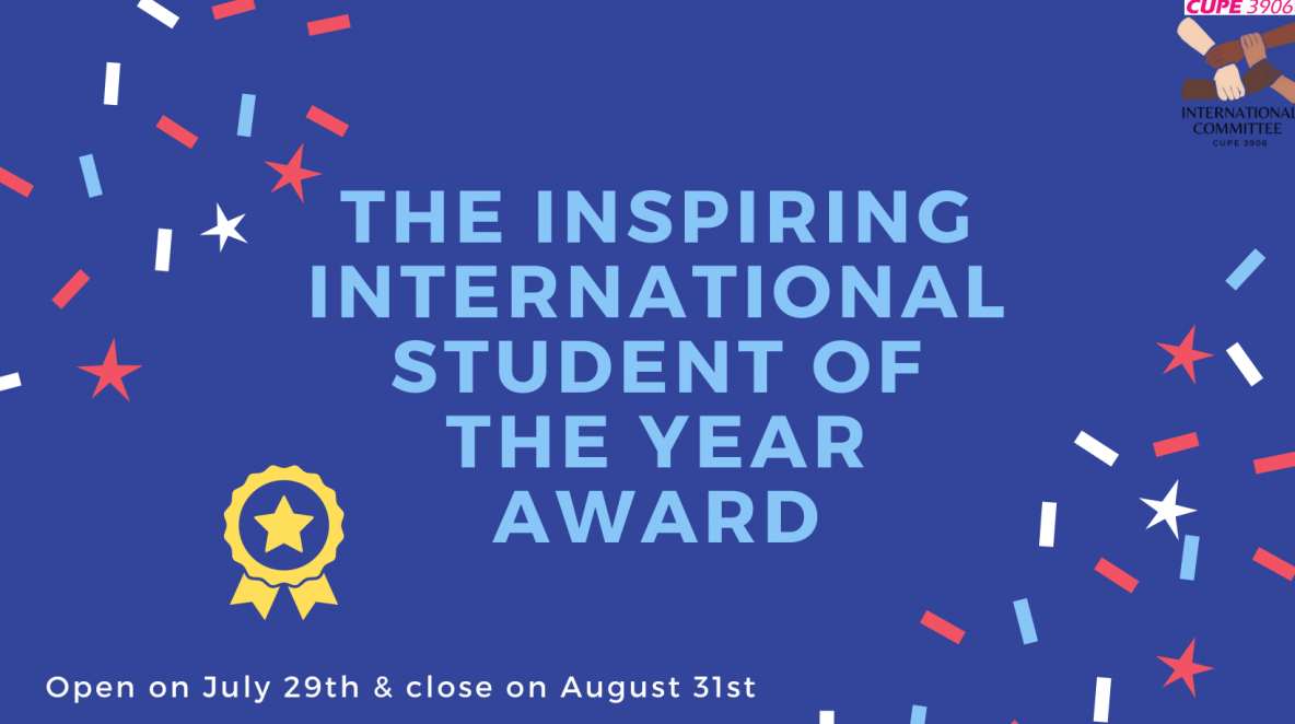 NEW! The Inspiring International Student of the Year Award Program ...