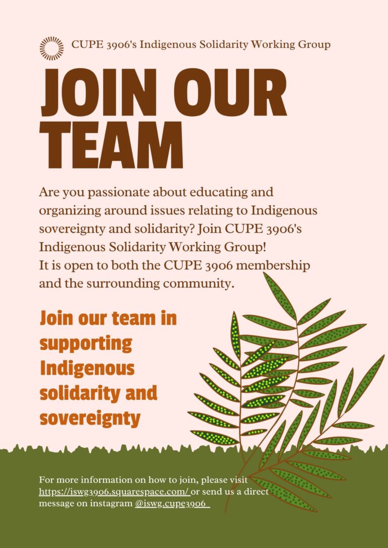 CUPE 3906 | McMaster works because we do!