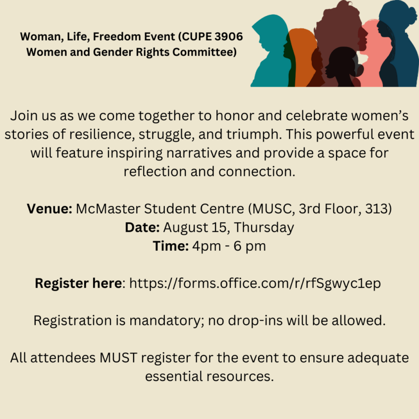 CUPE 3906 | McMaster works because we do!